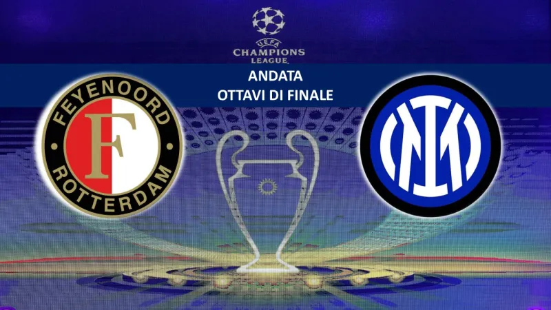 Feyenoord-Inter: assenti e probabili formazioni, orario e dove vederla in esclusiva e gratuitamente