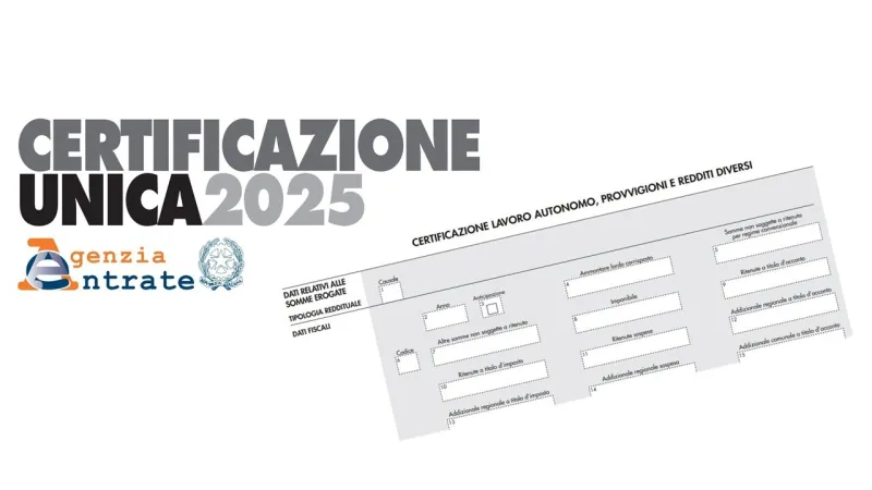 Certificazione unica 2025 per lavoratori autonomi: scadenze, novità e ...