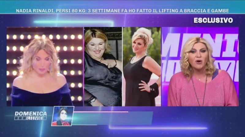 Nadia Rinaldi dimagrita: quanti chili ha perso e quanto pesa oggi? Le ...