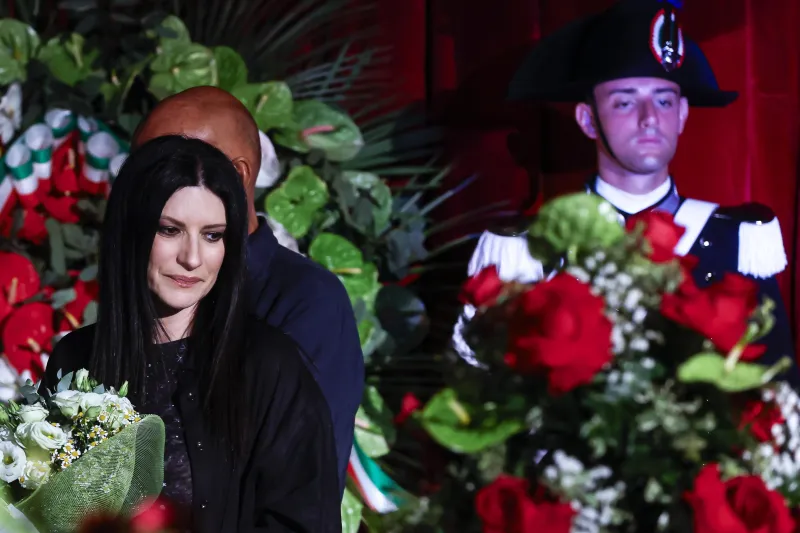 Pippo Baudo, alla camera ardente parata di vip: da Laura Pausini a ...