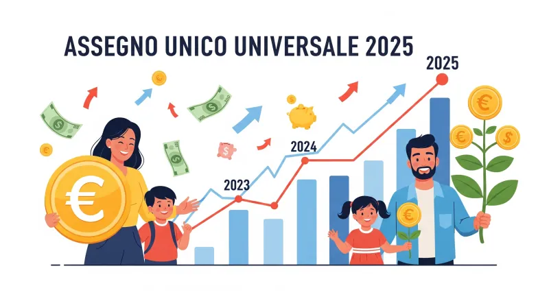 Assegno unico universale (AUU) 2025: quanto spetta per figlio? Da 57 a ...