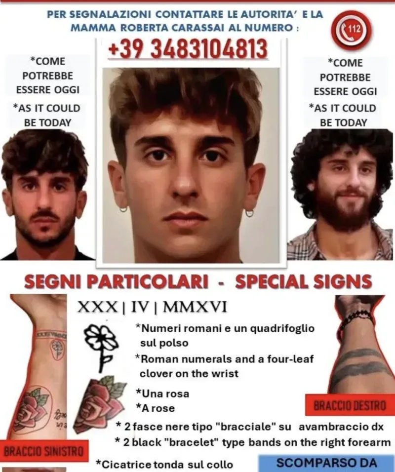 Alessandro Venturelli scomparso, la madre: "Tante segnalazioni da ...
