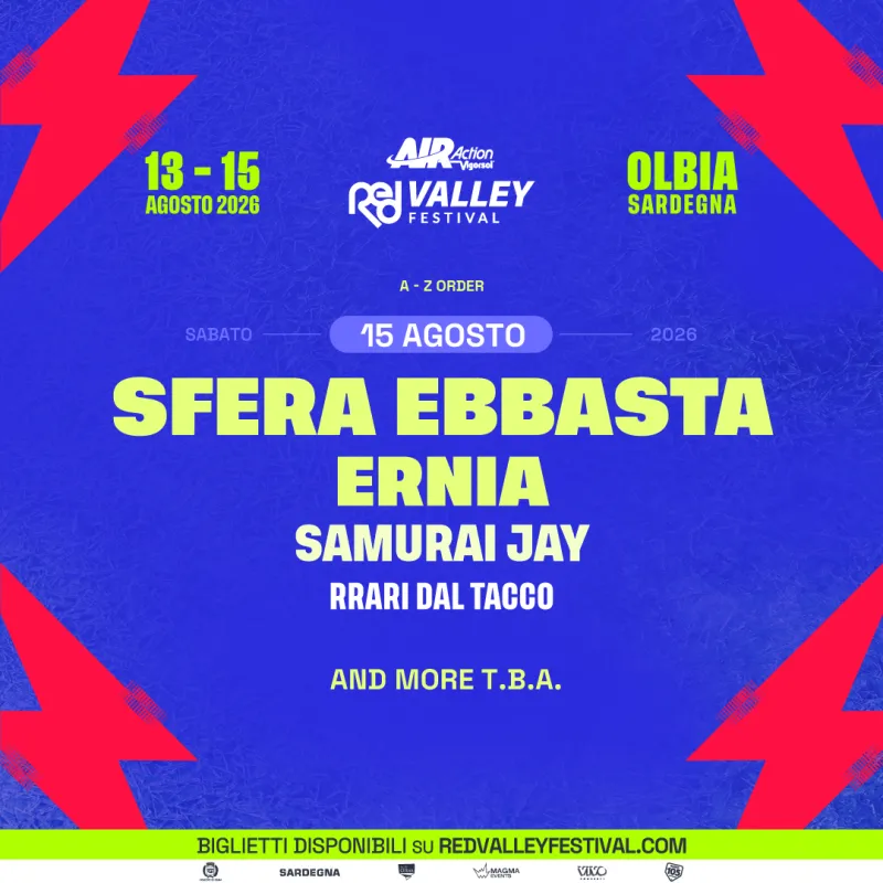 Red Valley Festival 2026: dagli artisti in line up ai biglietti, tutto ...