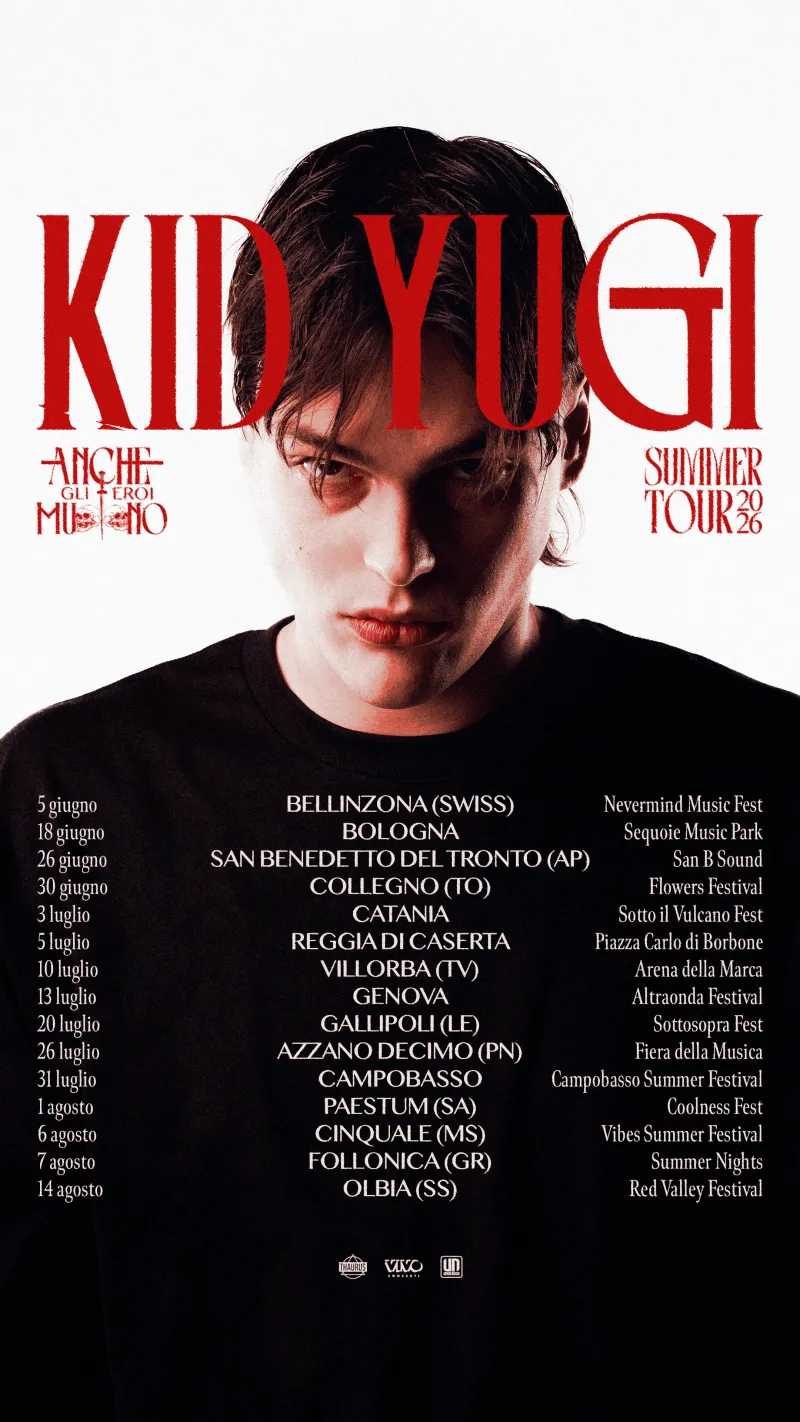 Kid Yugi annuncia le date del tour estivo 2026: dai biglietti alla ...