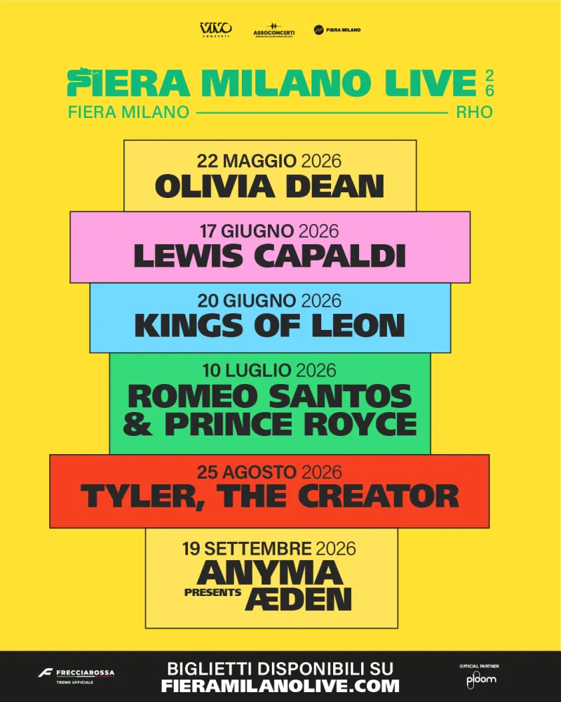 Fiera Milano Live 2026: lineup, date e biglietti dei concerti
