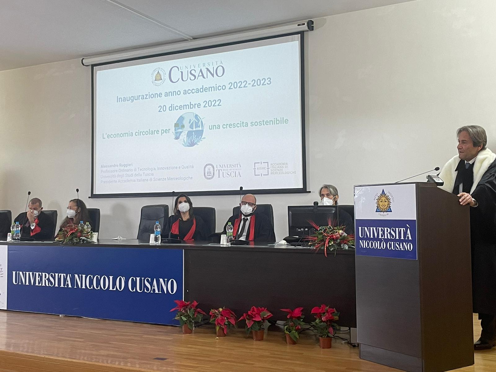 diretta Inaugurazione anno accademico 2022/2023 Unicusano