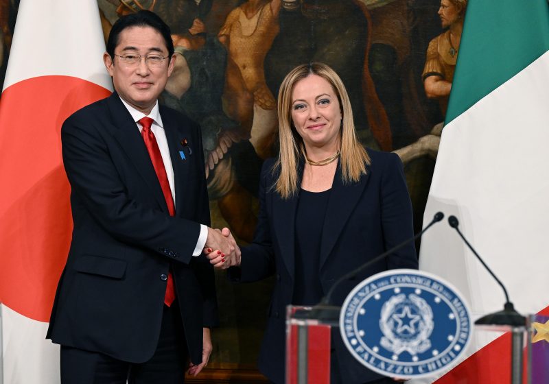 A Palazzo Chigi incontro tra Meloni e premier giapponese Kishida