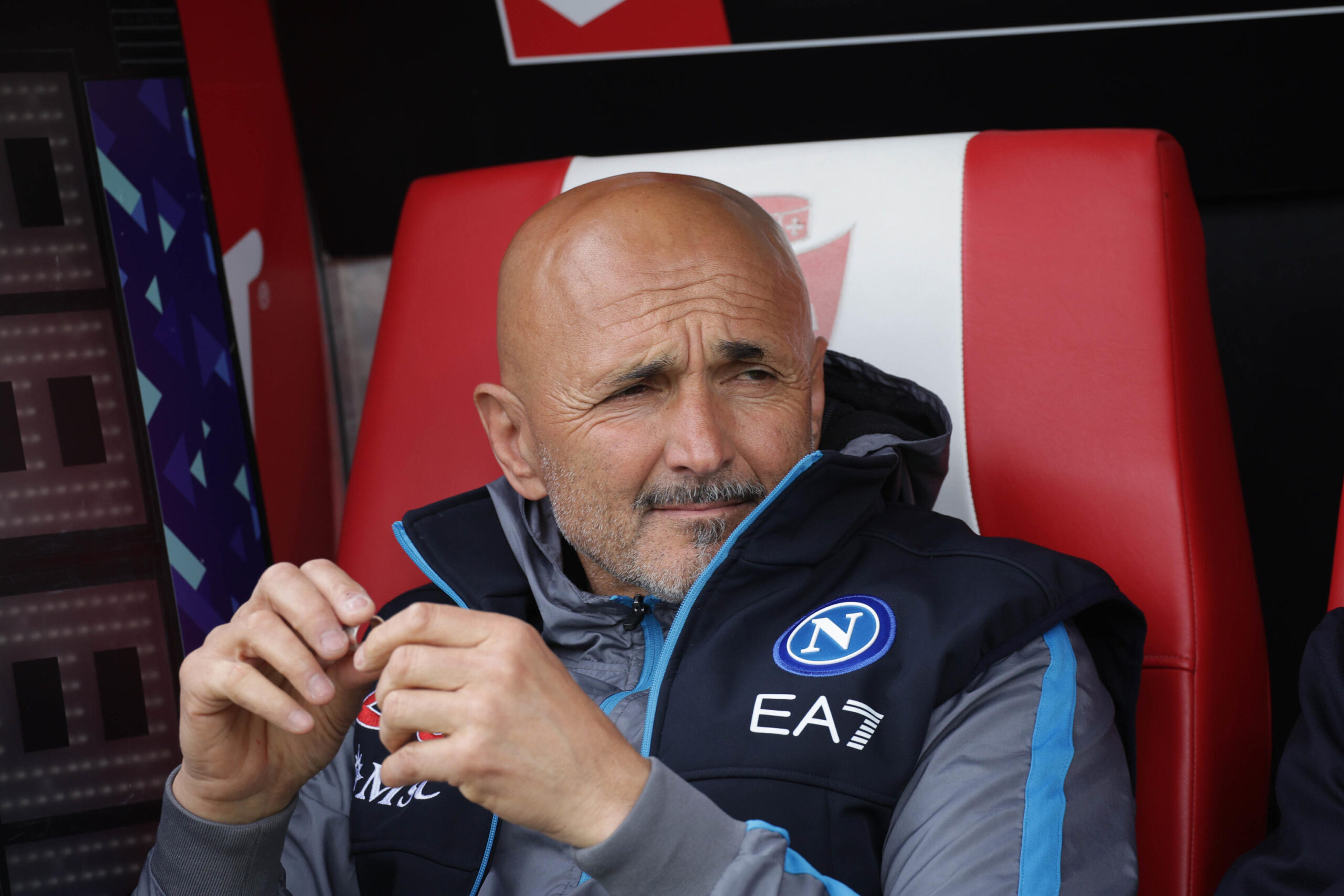 Spalletti tatuaggio Napoli per celebrare lo scudetto