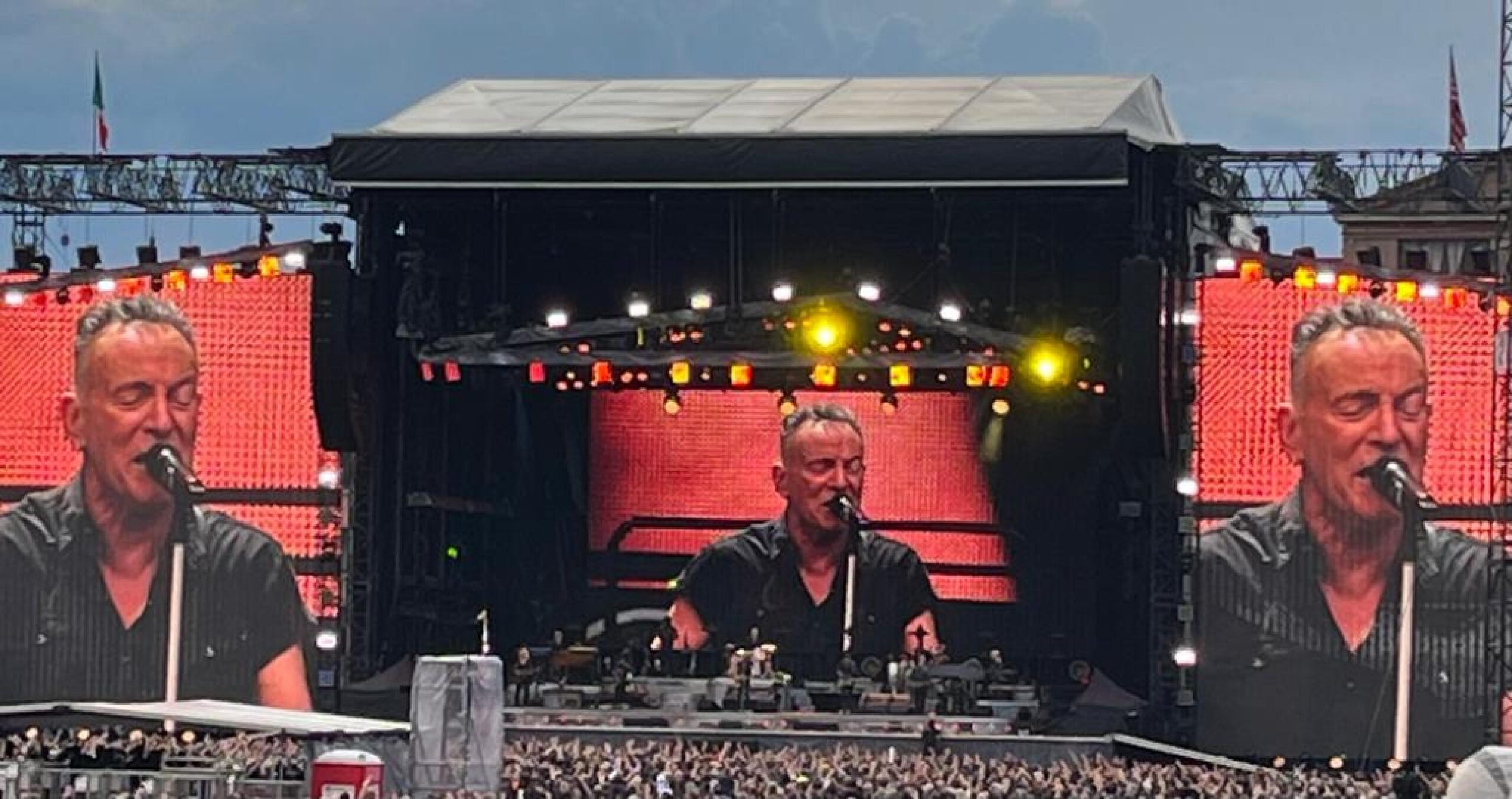 Concerto Bruce Springsteen a Roma 2023, 60mila presenti (Video)