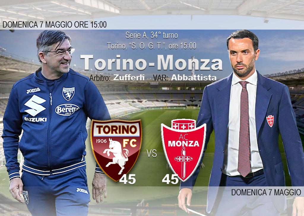 Per la 34^ di A, il Toro ospita il Monza: diretta Tv, diretta strea...