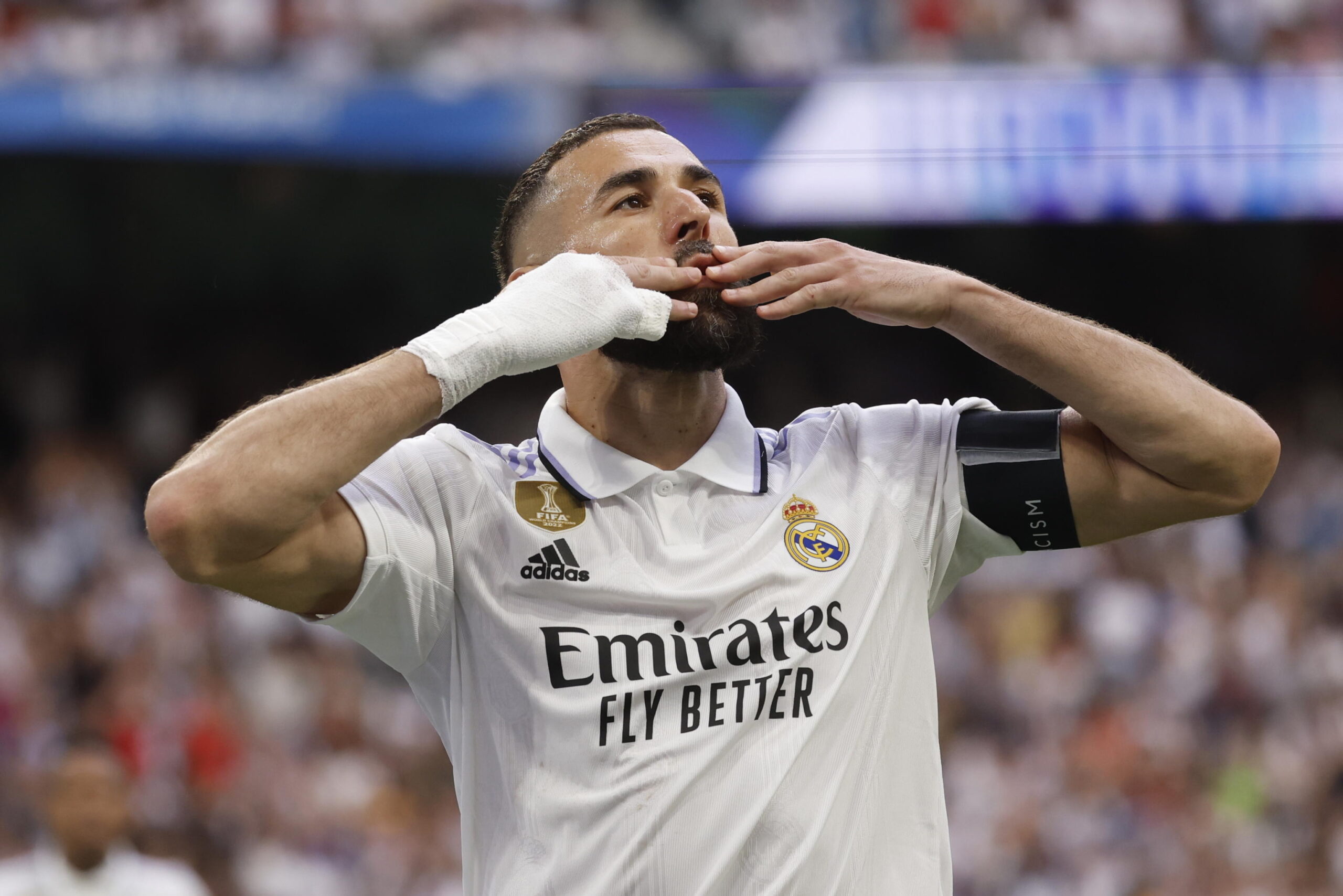 Benzema saluta il Real Madrid Benzema saluta il Real Madrid
