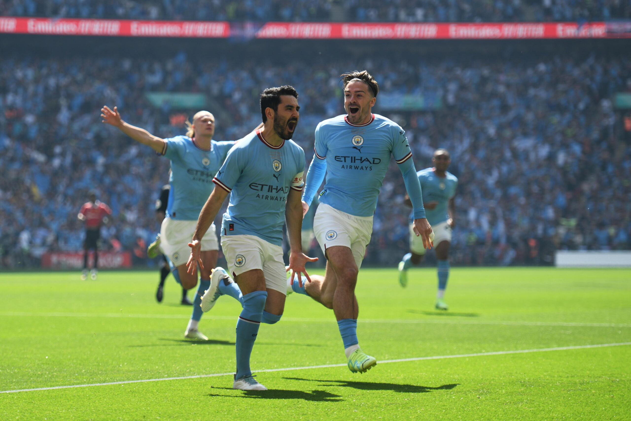 Manchester City vince la FA Cup grazie alla doppietta di Gundogan