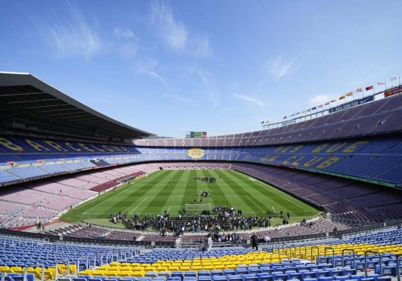 Ecco il nuovo Camp Nou a Barcellona sono cominciati i lavori
