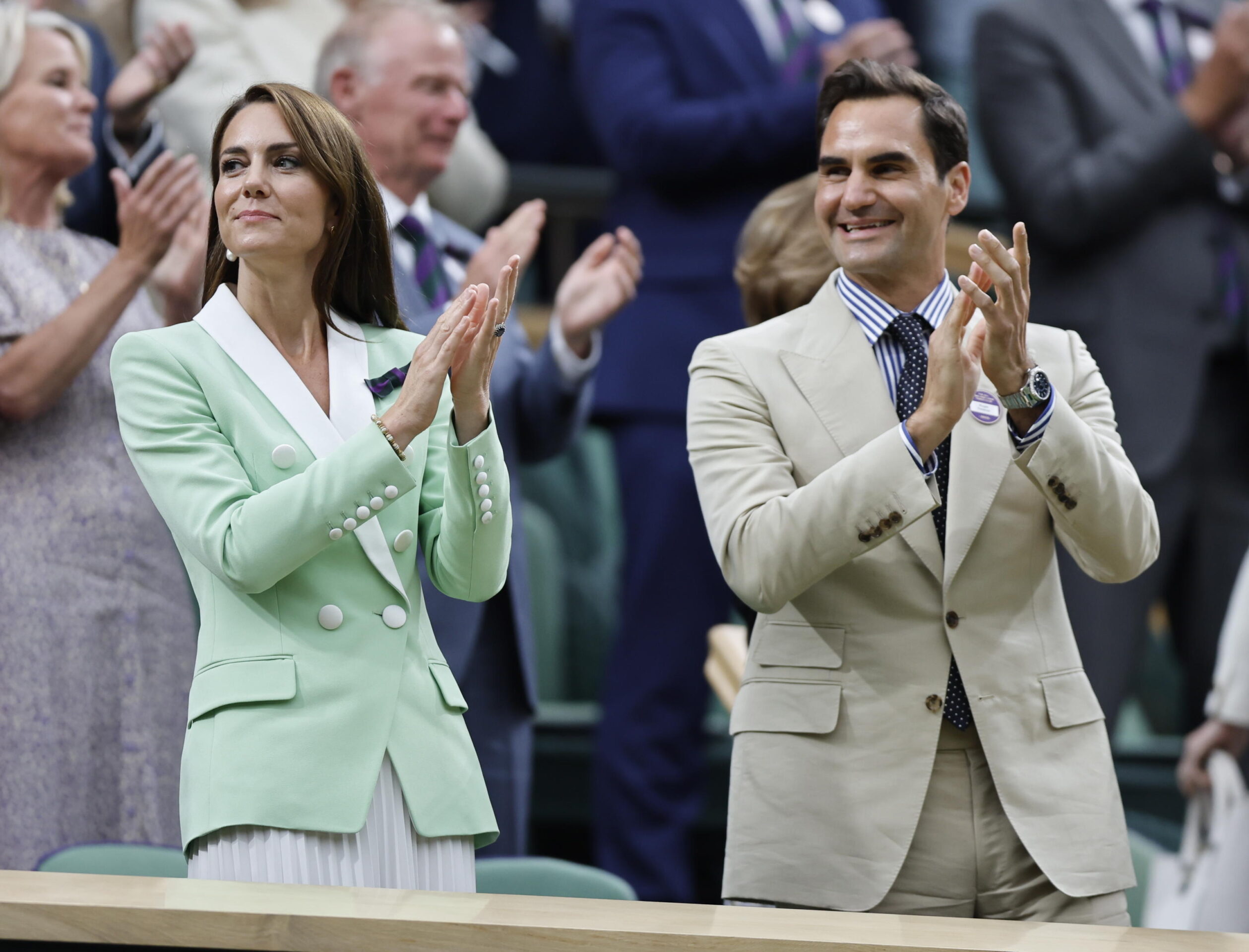 Tennis, Federer torna a Wimbledon con Kate Middleton • TAG24