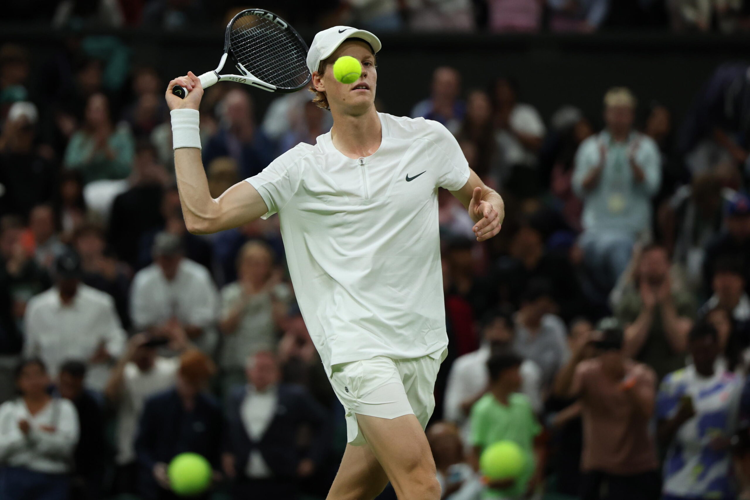 Wimbledon, Sinner dopo la vittoria con Cerundolo: "Mi sento bene"