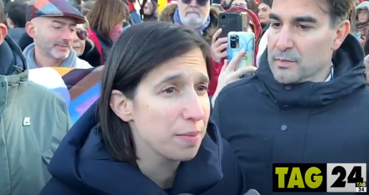 Elly Schlein alla manifestazione del 25 novembre a Roma: "Il Paese ...