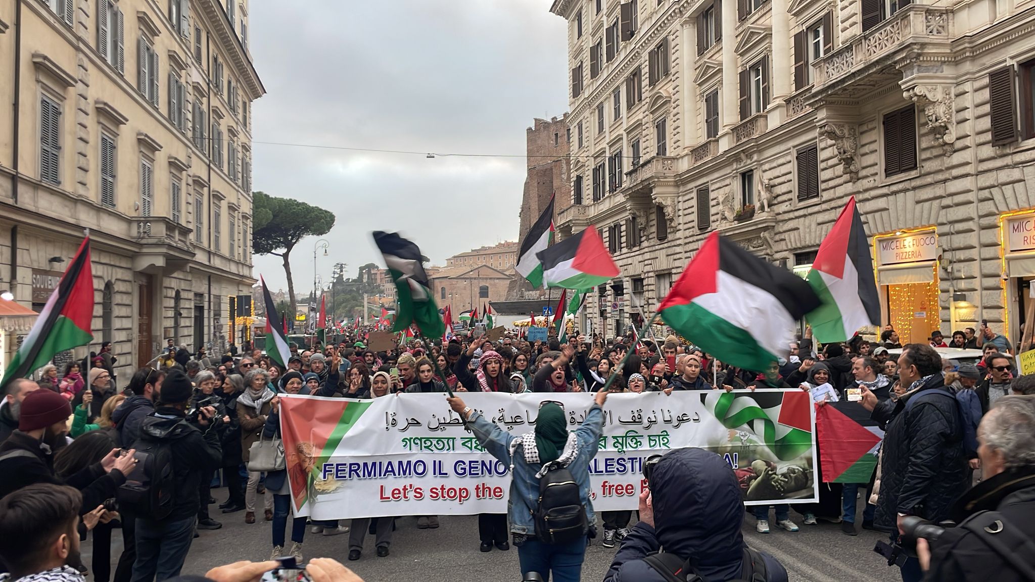 Manifestazione Palestina 2023, Maya Issa (Movimento studenti ...