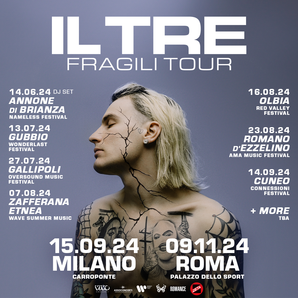 Concerti Il Tre nel 2024: date, biglietti, prezzi e scaletta di Fragili ...